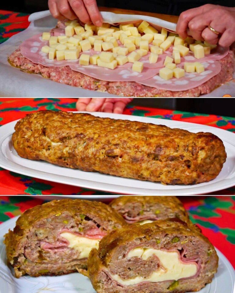 Stuffed Meatloaf Roll – A Cheesy & Flavorful Twist on a Classic – Meals